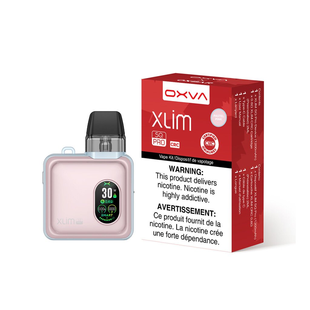 OXVA XLIM SQ Pro Pod Kit Pastel Pink – vapewholesaler.ca